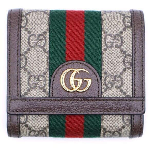 Gucci | Bags | Gucci Ophidia Gg Supreme Logo Plate Web Sherry Line ...